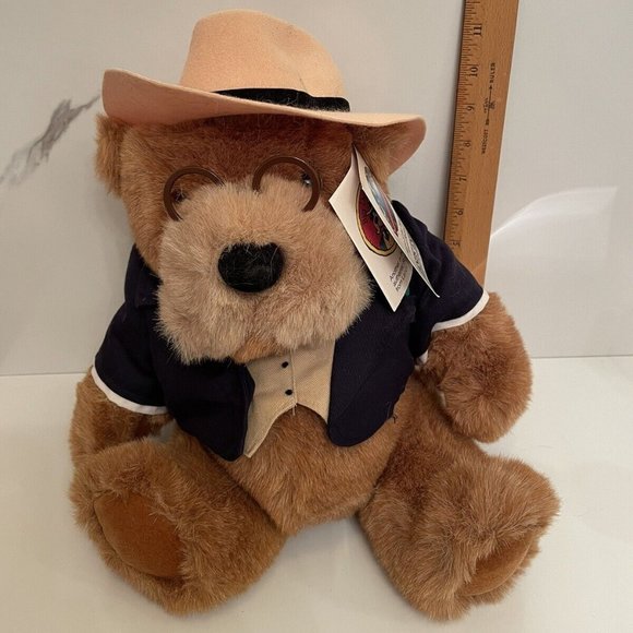 Lands' End | Toys | Vintage Lands End Gund Plush Rugby Teddy Bear Big ...
